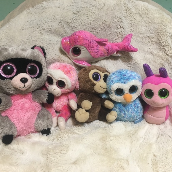 Ty | Toys | Bundle Of 6 Ty Beanie Boos | Poshmark